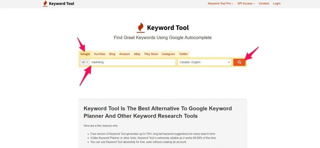 Keywordtool.io Review + Quick-Use Guide