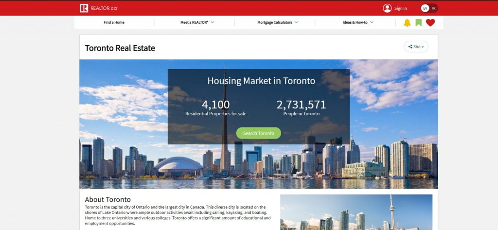 Call to action on a real estate website - Carmine Mastropierro