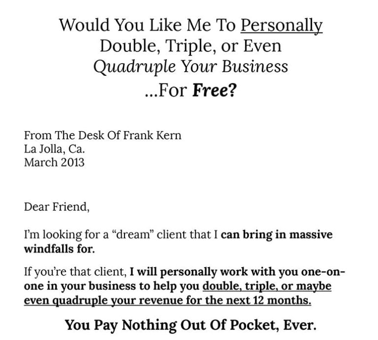 How to Write a Sales Letter Like a 7-Figure Copywriter