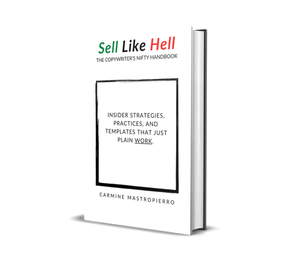 Sell like hell book cover - Carmine Mastropierro