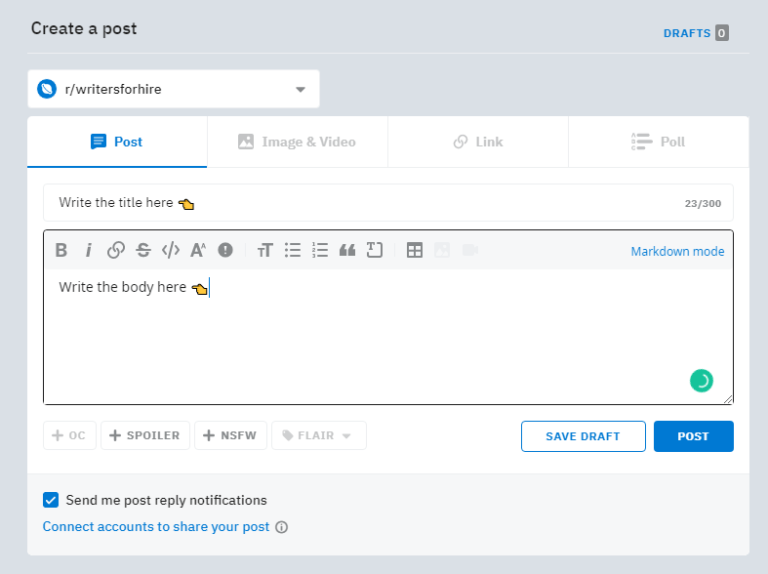 Creating a Reddit thread - Carmine Mastropierro Creating a Reddit thread - Carmine Mastropierro