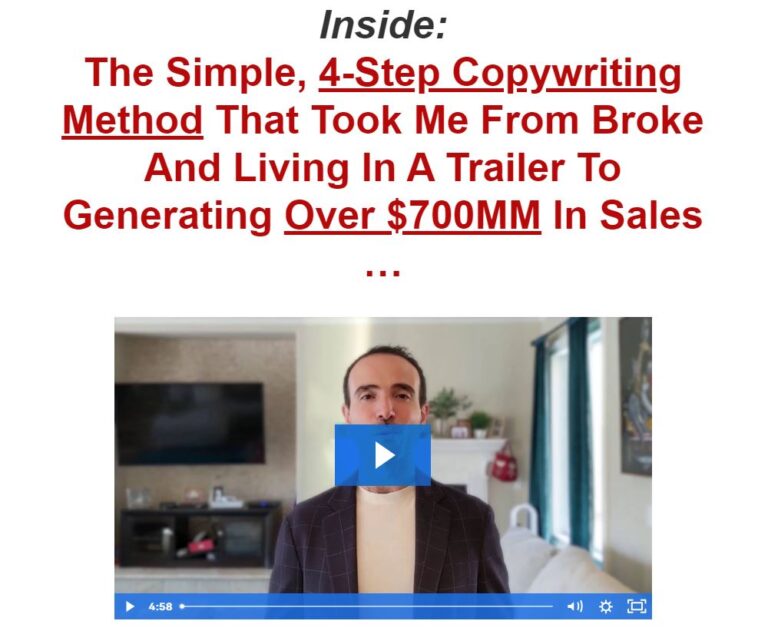 RMBC Method persuasive copywriting example - Carmine Mastropierro