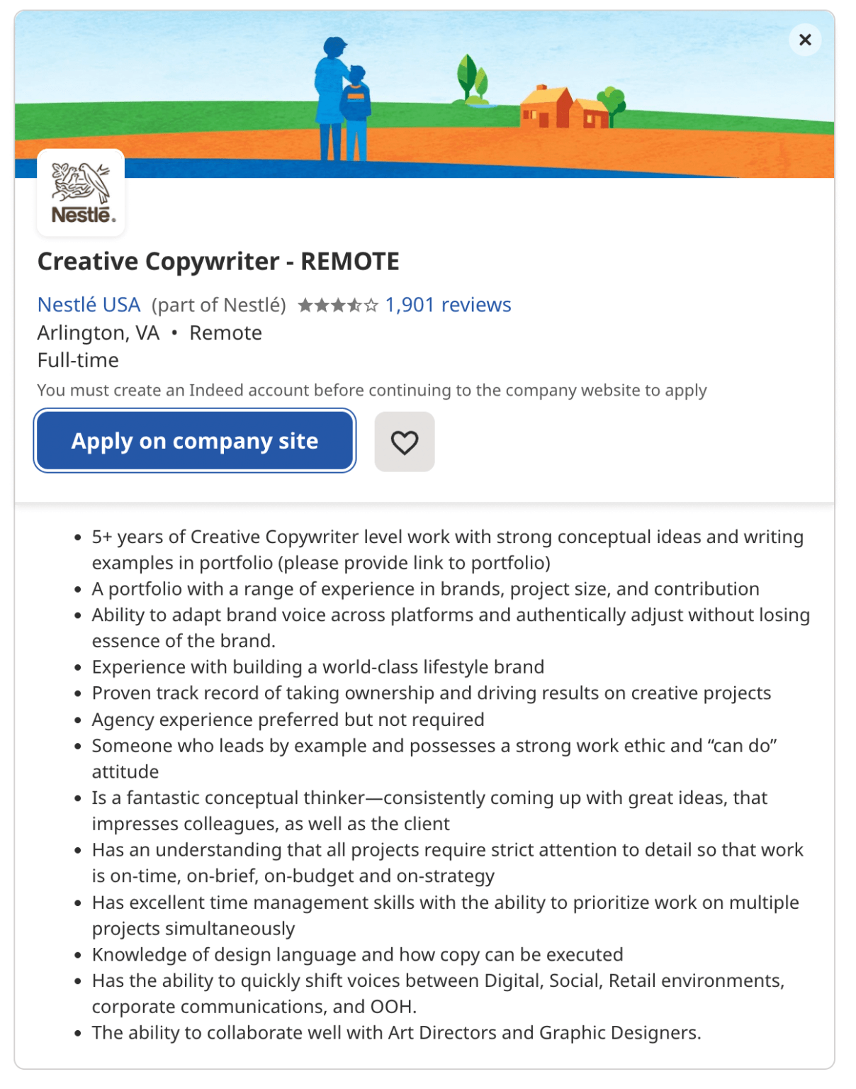 Copywriting skills example - Carmine Mastropierro