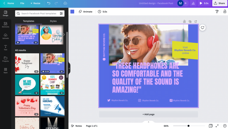 Canva example - Carmine Mastropierro